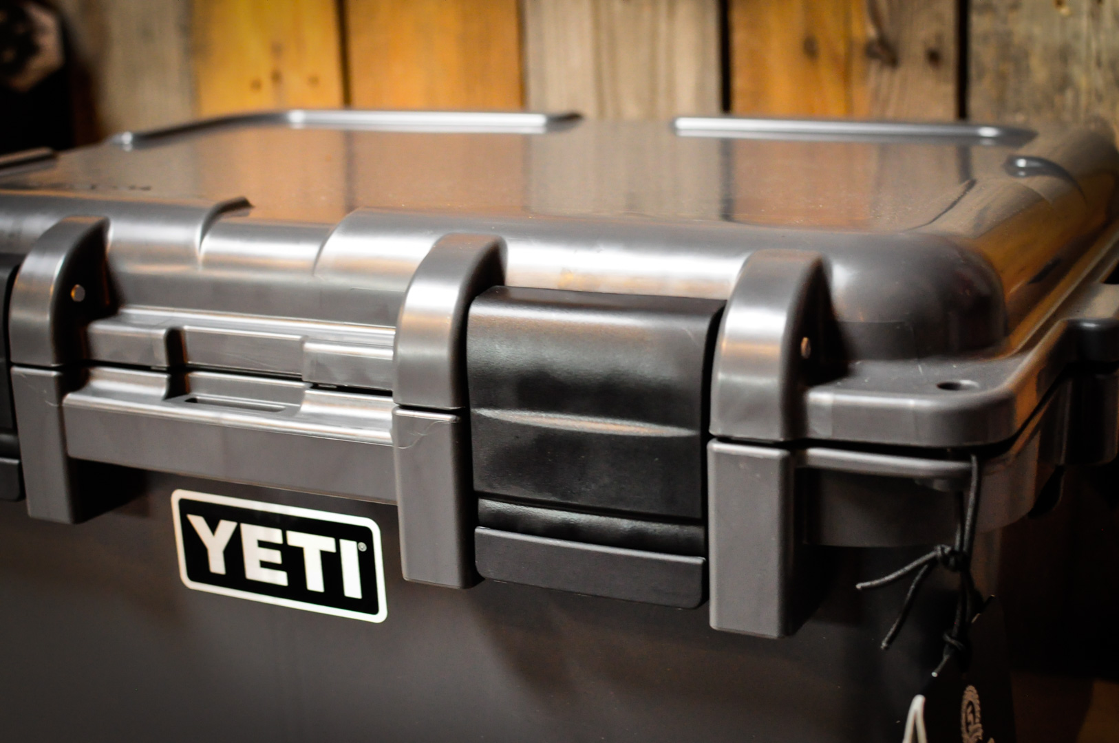 YETI Loadout Go Box 30 Charcoal | Black and Blue BBQ