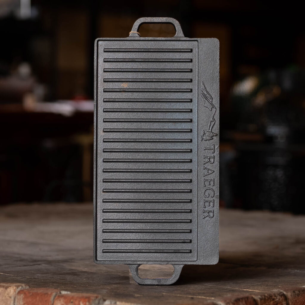 Traeger cast Iron Plancha/Griddle | Black and Blue BBQ