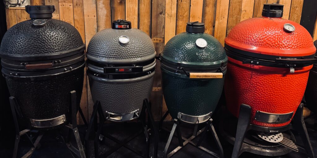 Big Green Egg, Bastard, Grill Guru of Kamado Joe | Black and Blue BBQ