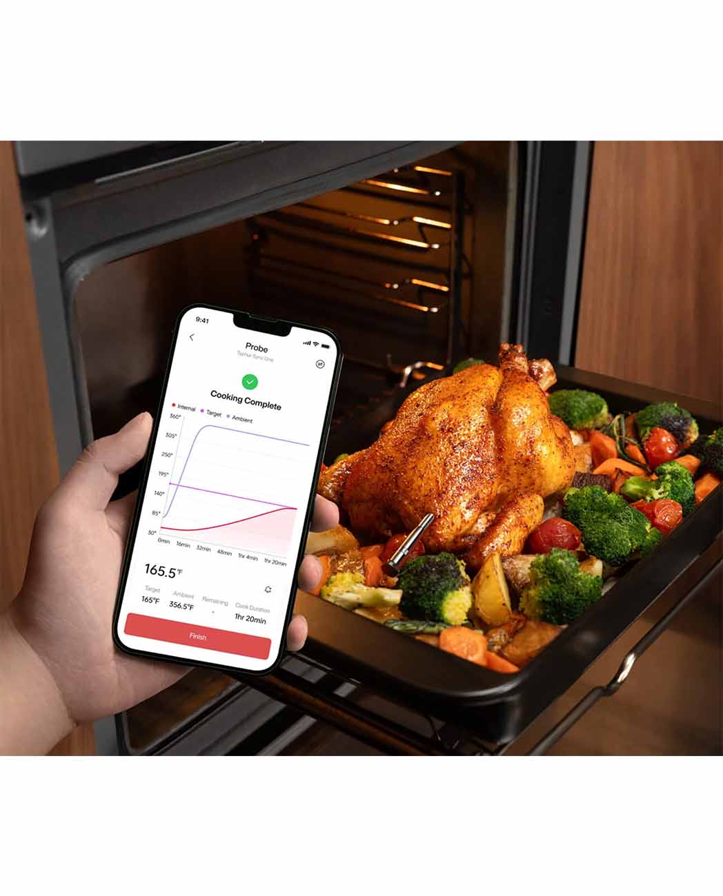 Typhur Sync One Draadloze BBQ Thermometer | Black and Blue BBQ